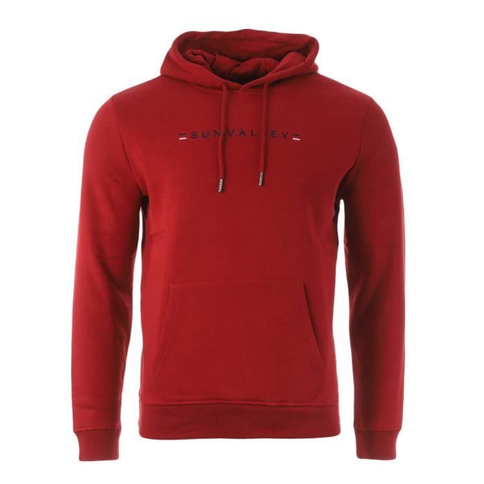 Sweat Rouge Homme Sun Valley Lariant Red - Cdiscount Prêt-à-Porter