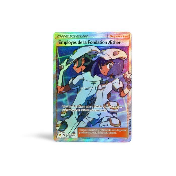 Carte Pokémon Employés de la Fondation Æther 90 PV SV81-SV94 SL11.5 ...
