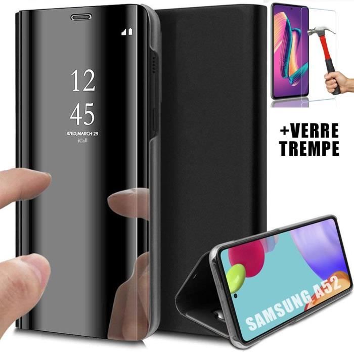 Coque pour Samsung A52 5G - PROSHOP - Effet Miroir - Fenêtre ...