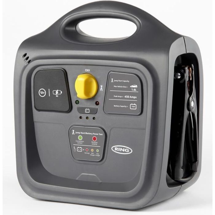 RING Booster Démarreur 450 Ampères Standard 12V - Cdiscount Auto