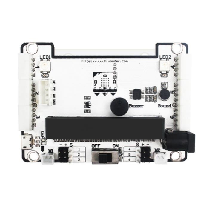 Pour Carte D'Extension MicroBit Carte de DéVeloppement Python Micro:Kit ...