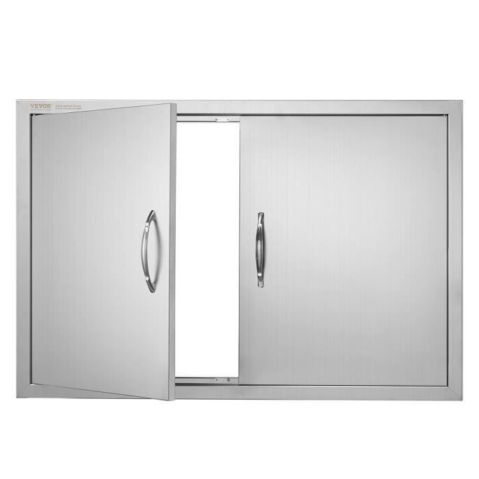 Porte inox cuisine extérieure - VEVOR - Porte d'Accès pour Îlot ...