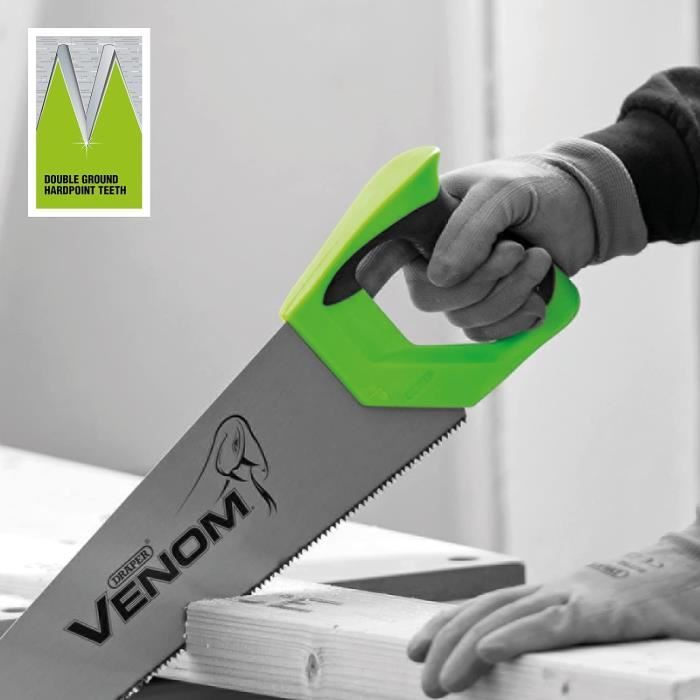 Venom 82194 Scie À Main En Bois 8Ppi First Fix 500 Mm Avec Boîte À ...