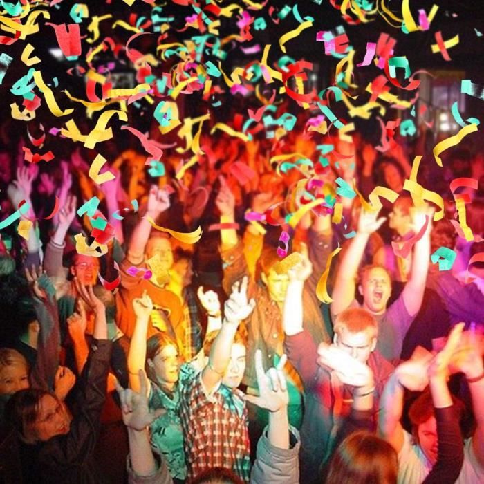 ® 6X Shooter Géant Xxl Party Popper Set 40Cm - Canons À Confettis Pour ...