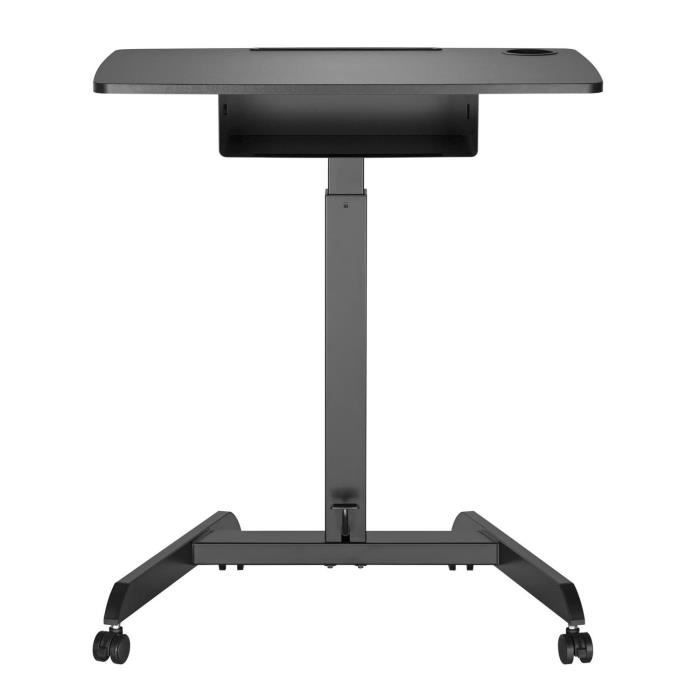 Bureau - MACLEAN - Table d'ordinateur portable - Réglable en hauteur ...