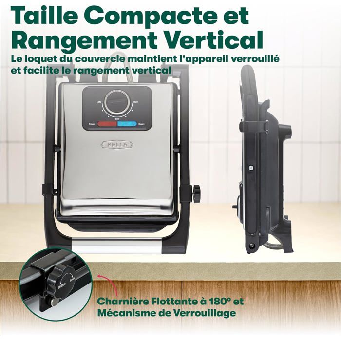 Presse À Panini, Appareil À Sandwich Et Grill Intérieur Électrique Avec ...