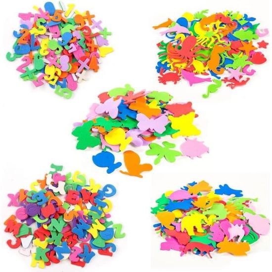 Gommettes Enfants en Mousse, 710 Pcs Autocollants 3D pour Enfant ...