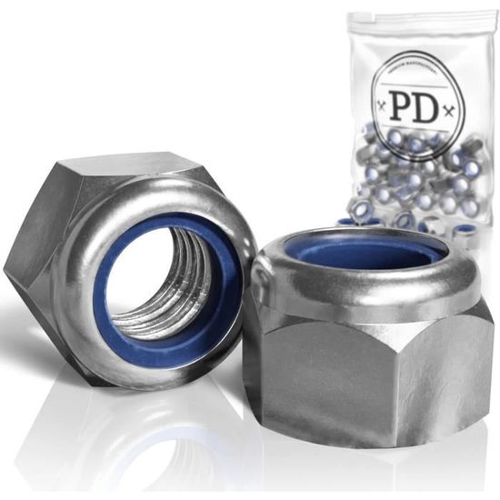 ® Ecrou Nylstop M3 (Din 982 - Iso 7040) | Écrou Nylstop En Acier Inox A2 V2A | Écrou ...