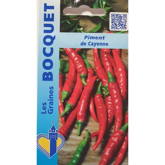 Sachet de Piment De Cayenne - 0,20g - LES GRAINES BOCQUET - Cdiscount ...