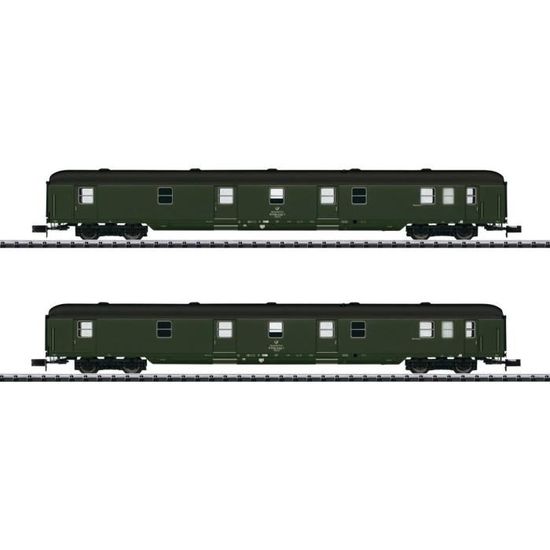 Wagons postaux - MINITRIX - MiniTrix T15311 - DR - Deutsche Post ...
