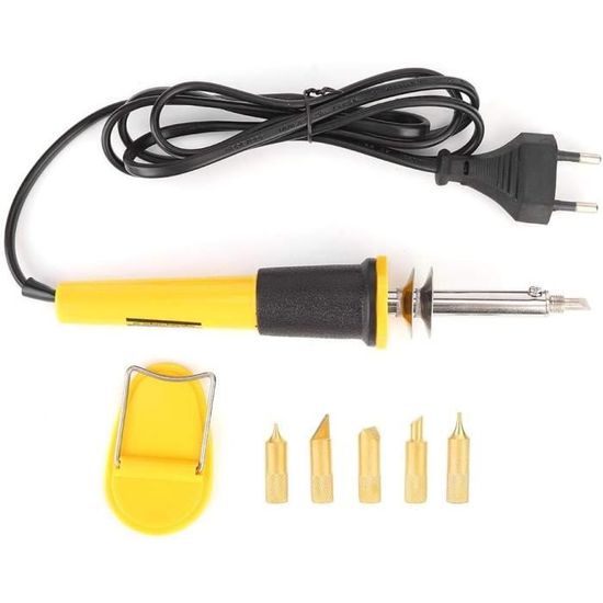 Stylo Pyrogravure Avec 5Pcs Pointe À Souder Outil De Gravure Sur Bois ...