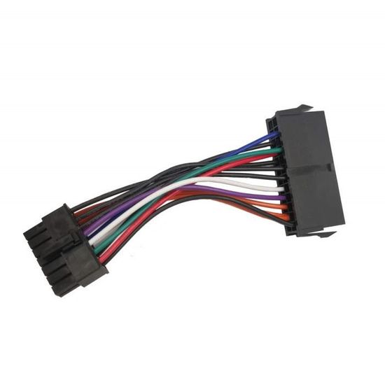 24 Pin To 14 Pin Atx Main Power Adapter Cable Compatible For Q77 Q75 ...