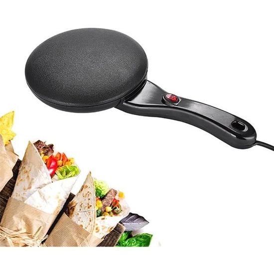 Crêpière Électrique Portable, Machine À Crêpes À Revêtement Antiadhésif ...