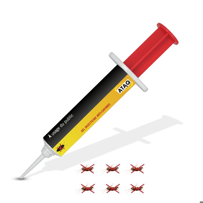 ATAQ Gel Appât 10g Anti Cafards Puissant Professionnelle - Blattes ...