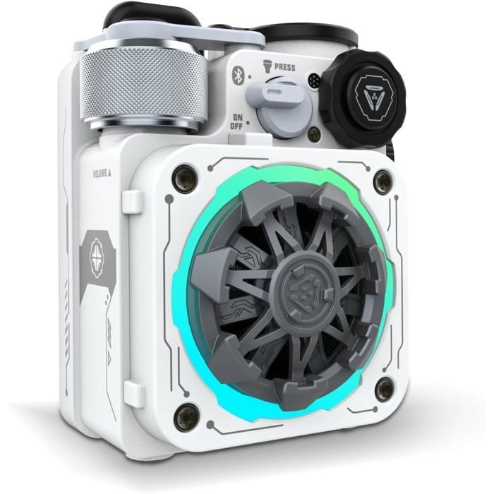 Enceinte Bluetooth Portable Cyber-Cube Pro, Petite Haut Parleur avec ...