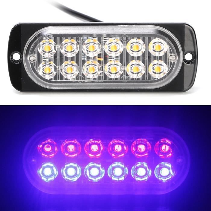 Ashata Lampe Stroboscopique LED Voiture 12-24V - Cdiscount TV Son Photo