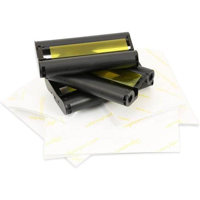 Cartouche d'encre + Papier KP-108IN, 3 cassettes & 108 feuilles de ...