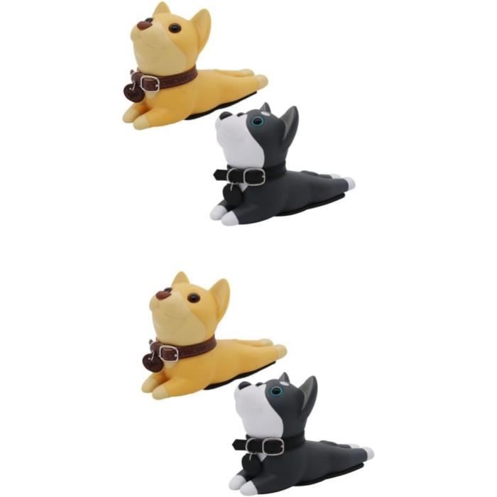 4 Pcs Arrêts De Porte Au Sol Butée De Porte Coin De Porte Animal Cales ...