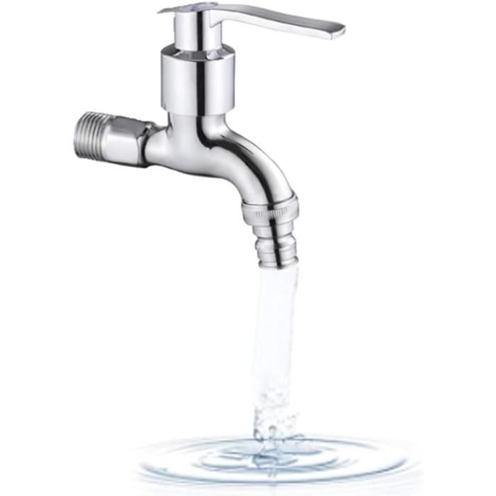 Haihaz Robinet D'Écoulement 1-2',Mitigeur Mural Evier,Montage Mural En ...