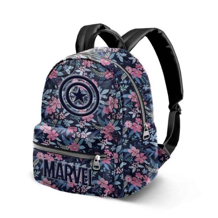 Sac à Dos Marvel Captain America Spring 32cm - - - Ocio Stock Noir ...
