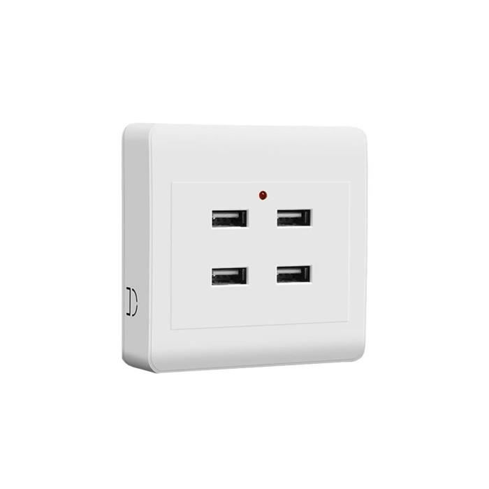 Prise Murale Usb 2-4 Ports,Prise Électrique De Type 86,Station De ...