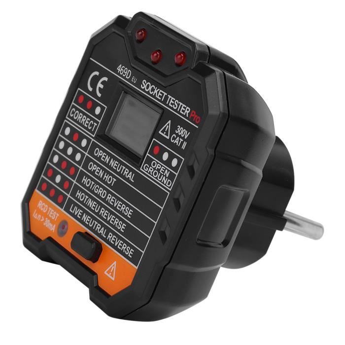 Testeur Électrique Testeur De Prise De Courant Électrique Avec ...