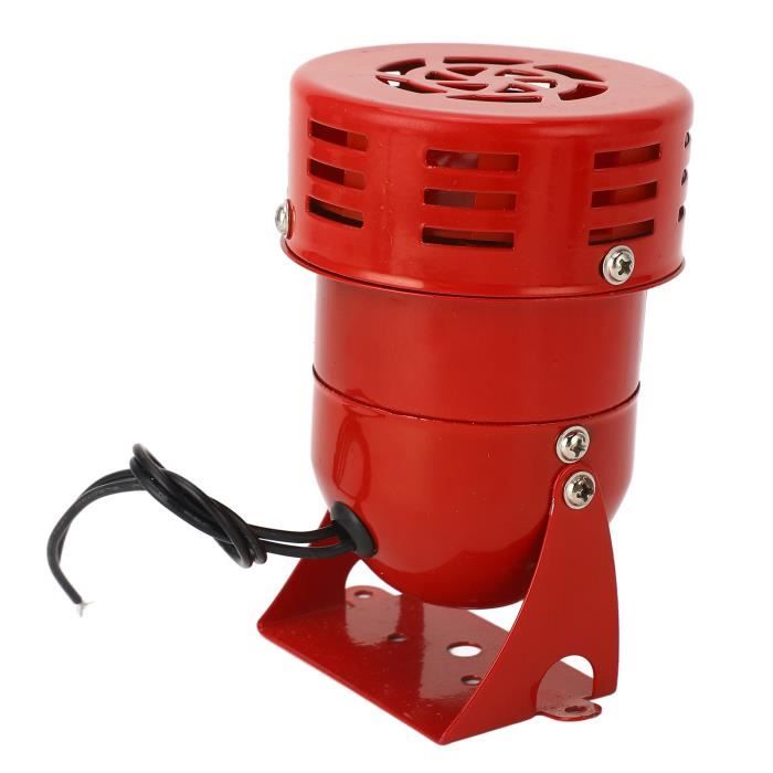 Alarme de moteur industriel EJ.LIFE - Mini klaxon en acier rouge - 120 ...