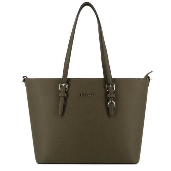 Sac Cabas Femme Classe Saffiano Format A4 - Flora Co Paris - Vert ...