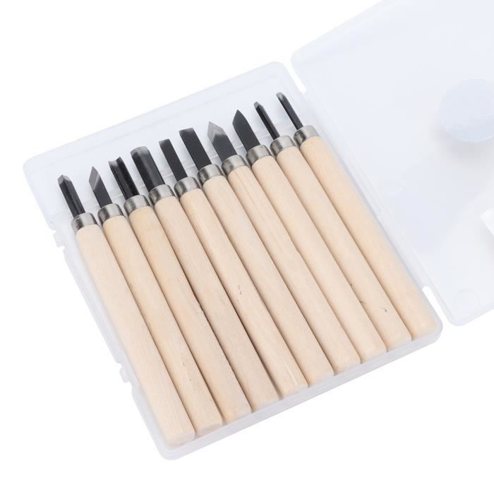 HURRISE couteau à sculpter en argile 10 pièces ensemble de couteaux à ...