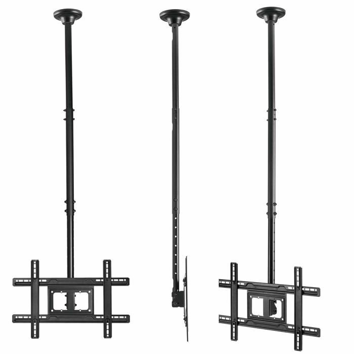 Support TV plafond - Maclean - 23-100 pouces - Charge max 50 kg ...