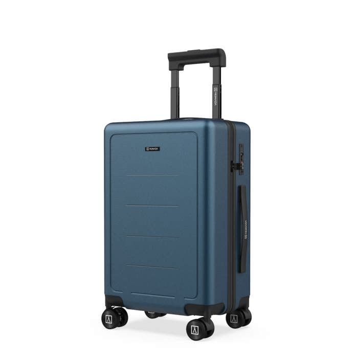 Numada - Valise à cabine bleu ABS + PC (56x37,5x22cm)