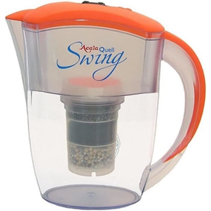 Filtre à eau AcalaQuell Swing carafe filtrante Orange Très haute ...
