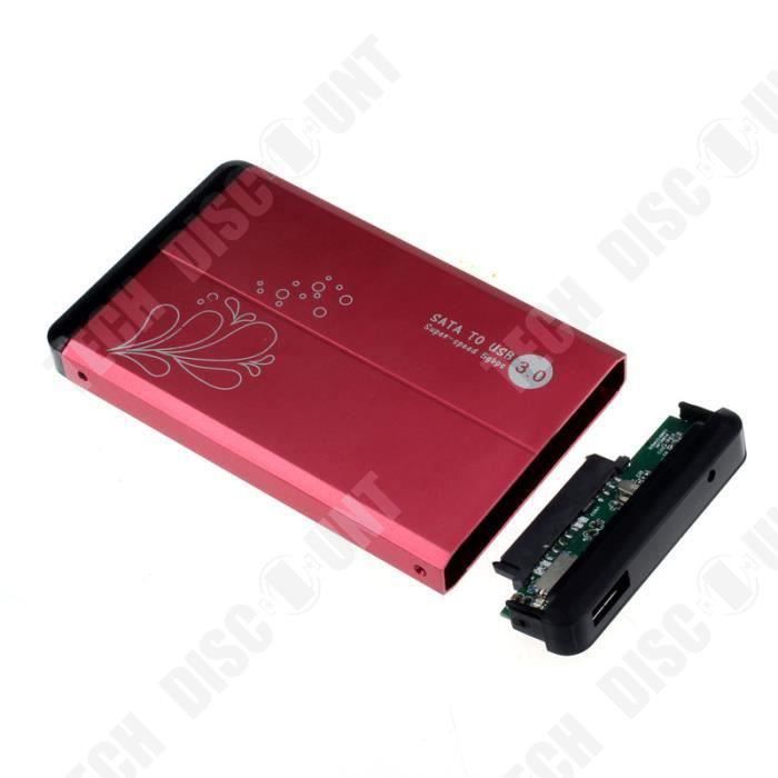 TD® Disque dur externe SATA USB 3.0 Boitier 2.5inch disque dur SATA HDD SSD RD ORDINATEUR ...