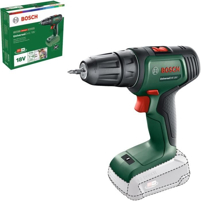 Bosch Perceuse-Visseuse Sans Fil Universaldrill 18V (Sans Batterie ...
