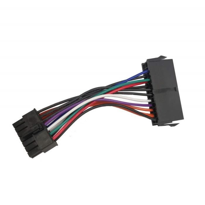 24 Pin To 14 Pin Atx Main Power Adapter Cable Compatible For Q77 Q75 ...