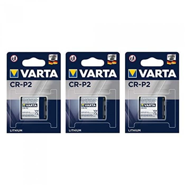 VARTA 1 pile photo Professional Lithium CR-P2 6 V 6204301401 - Cdiscount Jeux - Jouets