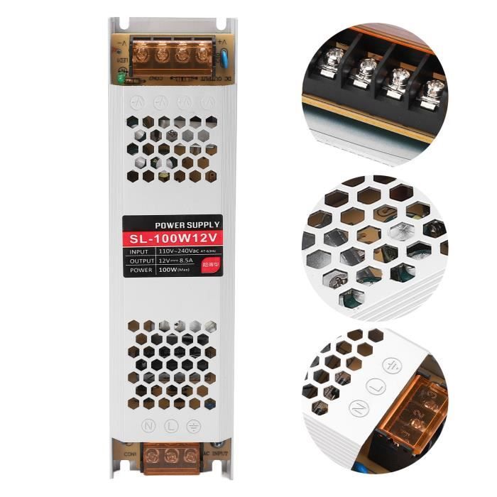 VBESTLIFE convertisseur d'alimentation LED Pilote de Bande LED ...