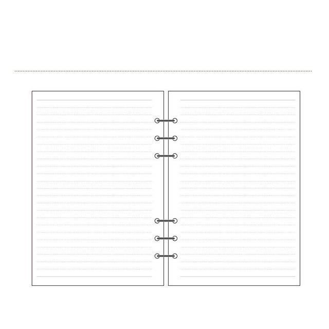 CARNET DE NOTES,Line-A6--A5 A6 Spiral transparent PVC carnet couverture ...