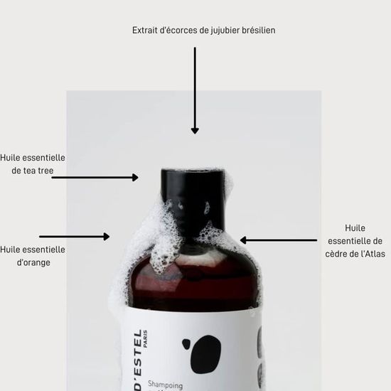 Shampoing Anti Pelliculaire Sans Sulfate 250ml Élimine les Pellicules ...