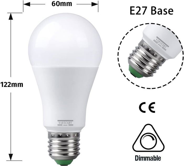 Ampoules LED Couleur E27 10W 12 Couleurs RGB Changement de Couleur Ampoule LED avec Télécommande ...