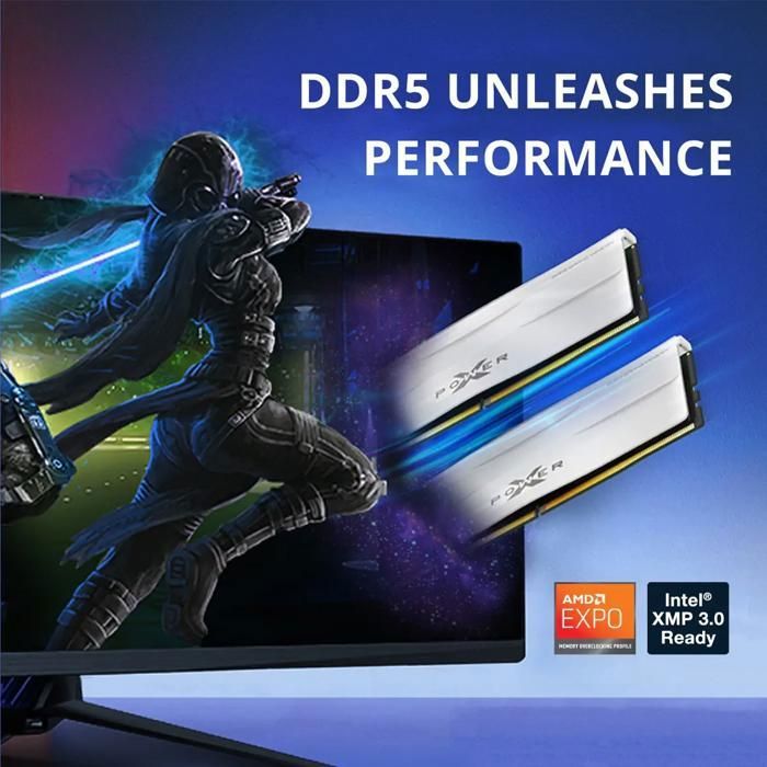 Mémoire RAM DDR5 - Silicon Power - XPOWER ZENITH - 32Go (16Go x2 ...