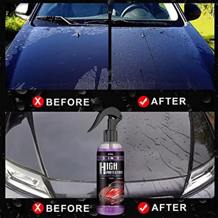 100ML 3 in 1 High Protection Quick Car Coating Spray,Plastic Parts ...
