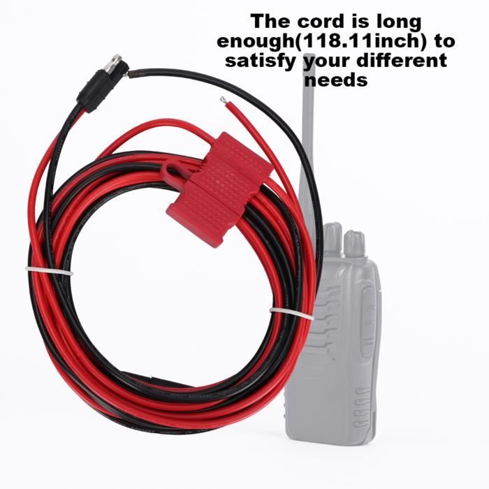 Cikonielf Cble d'alimentation CC 12V 15A pour radios bidirectionnelles ... Cikonielf Cble d'alimentation CC 12V 15A pour radios bidirectionnelles ...