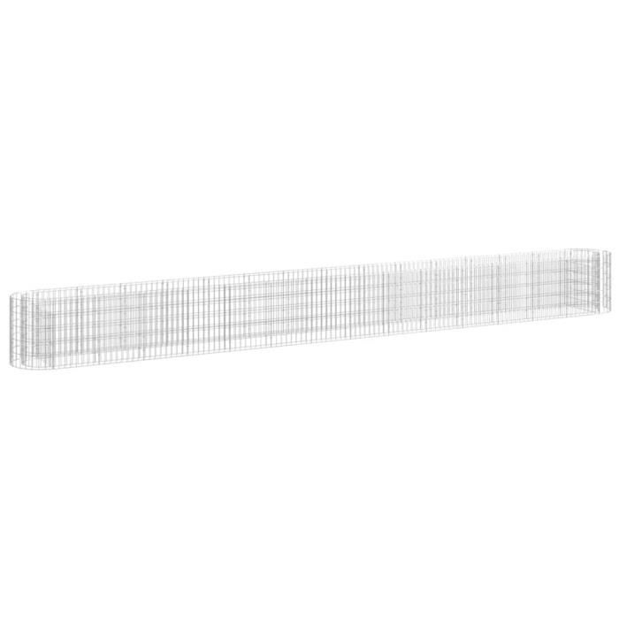 Fangming-Lit surélevé à gabion Fer galvanisé 540x50x50 cm - Cdiscount ...
