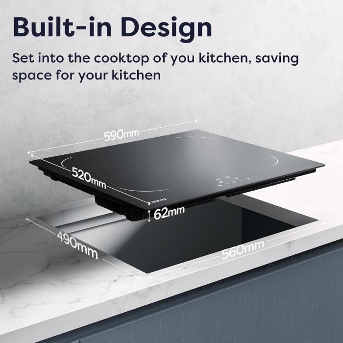 Plaque De Cuisson À Induction - 4 Foyer 6000W - Table De Cuisson ...