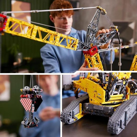 LEGO® Technic 42146 La Grue sur Chenilles Liebherr LR 13000, Maquette ...