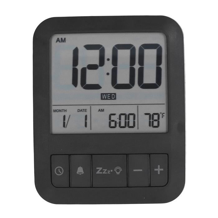 KIMISS Travel Alarm Clock, Small Portable Mini Alarm Clocks for Home ...