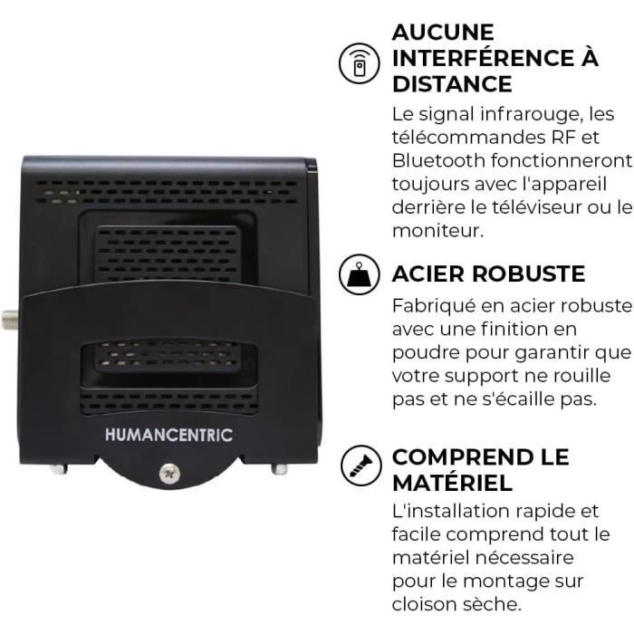 Support De Boîtier De Câble Et De Modem Support Mural Réglable Pour Les ...