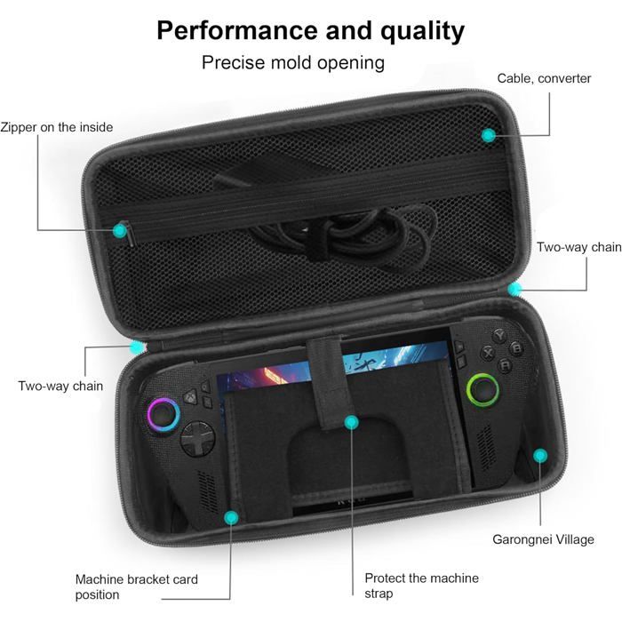 Coque pour ROG Xbox Ally X et ROG Xbox Ally Protection Rigide Antichoc ...