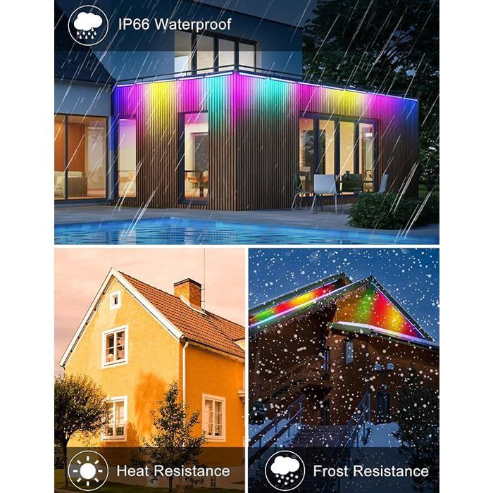 RGB LED Floodlight Bar 25W Colorful LED Spot Light with RF Remote ...